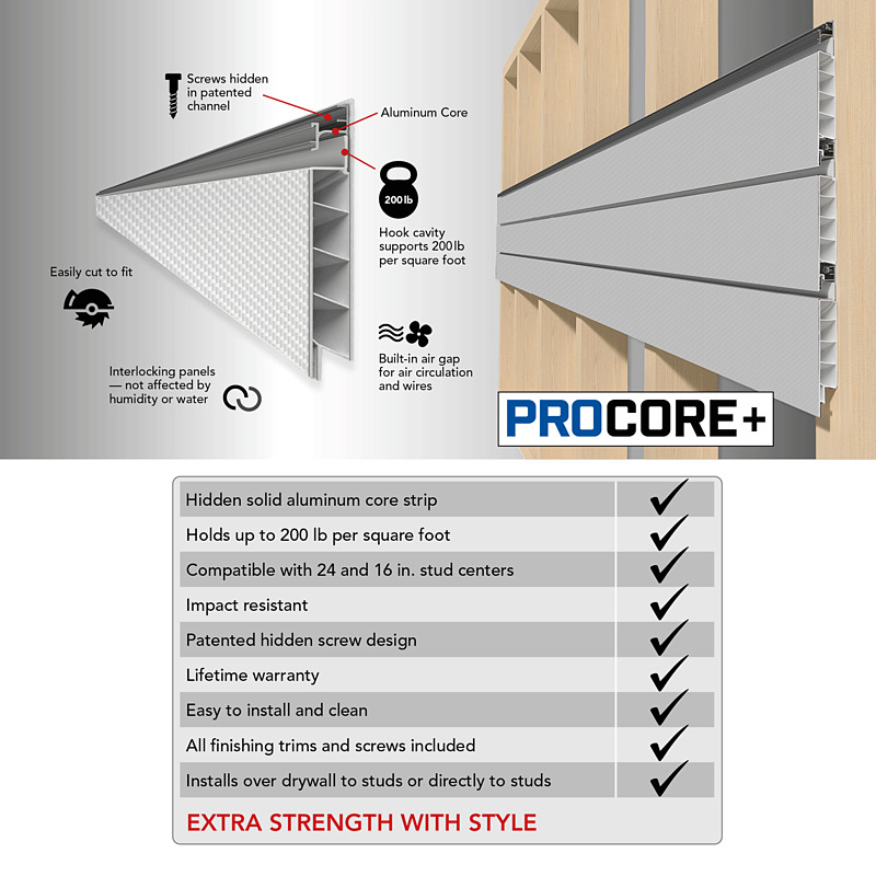 Slat Wall Options Gallery | Garage Organization Solutions | Garagezilla